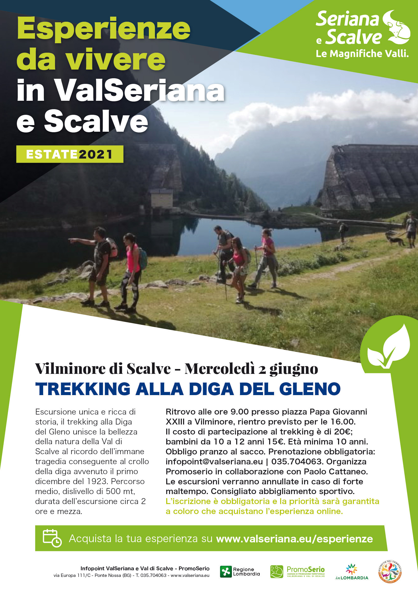 Trekking alla Diga al Gleno - Sito ufficiale Valseriana e Val di Scalve
