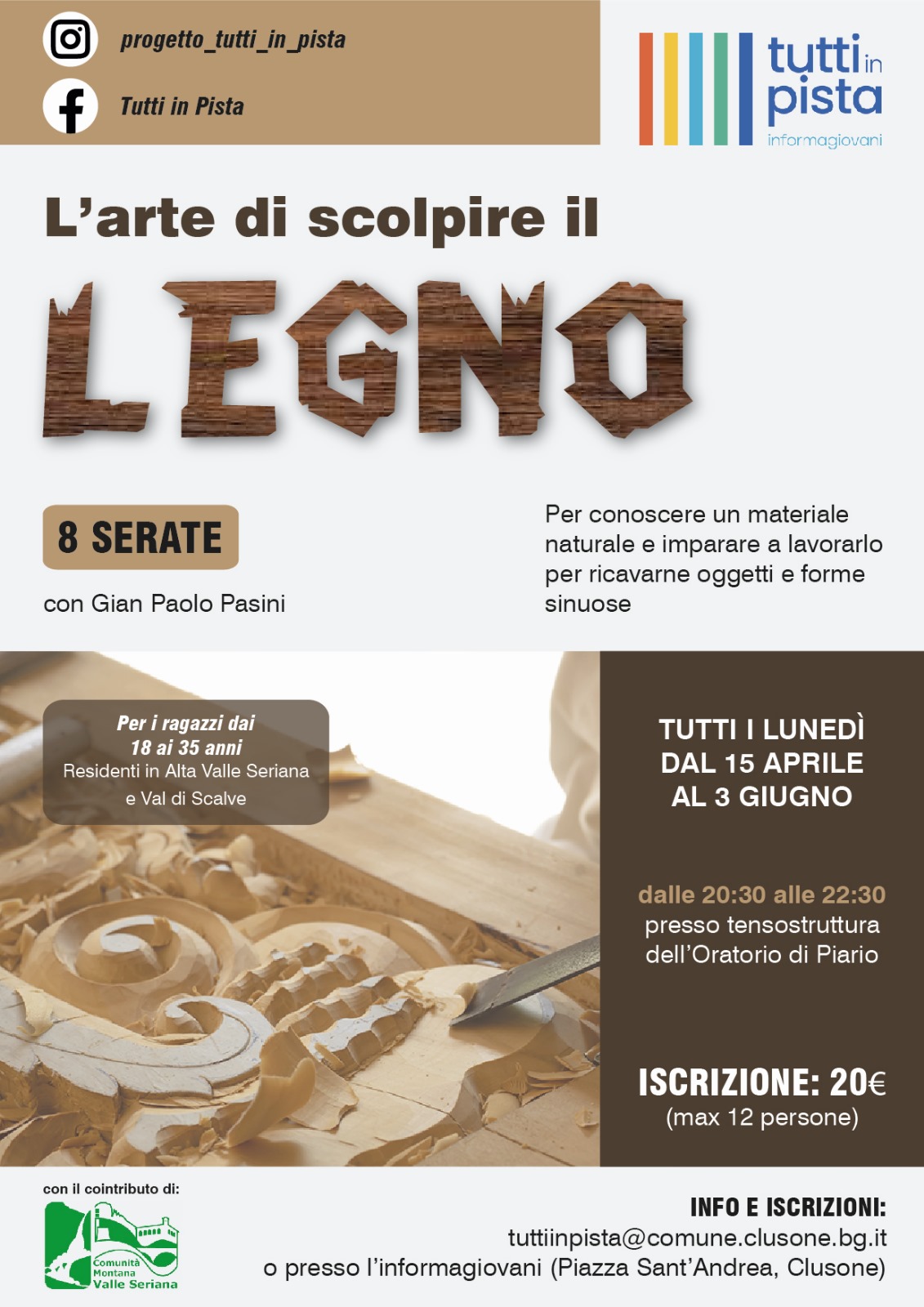 L'arte di scolpire il legno - Piario (BG)